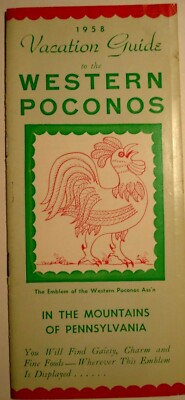 1940'S? WESTERN POCONOS VACATION GUIDE PENNSYLVANIA MOUNTAINS TRAVEL ...
