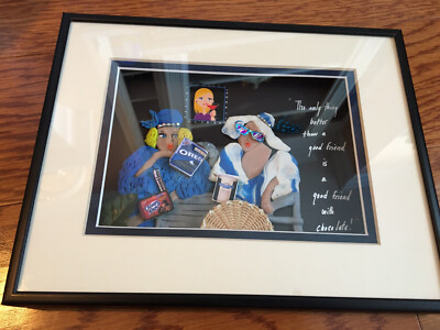 MICHELLE MONET, Mixed Media- 3D 8X10,UNIQUE ART WORK Whimsy Friends | eBay