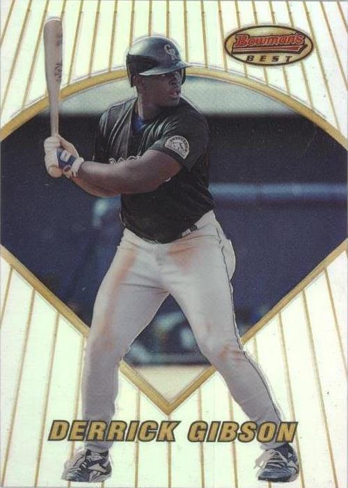 1996 Bowman's Best - Previews Derrick Gibson #BBP 23 Refractor for sale ...