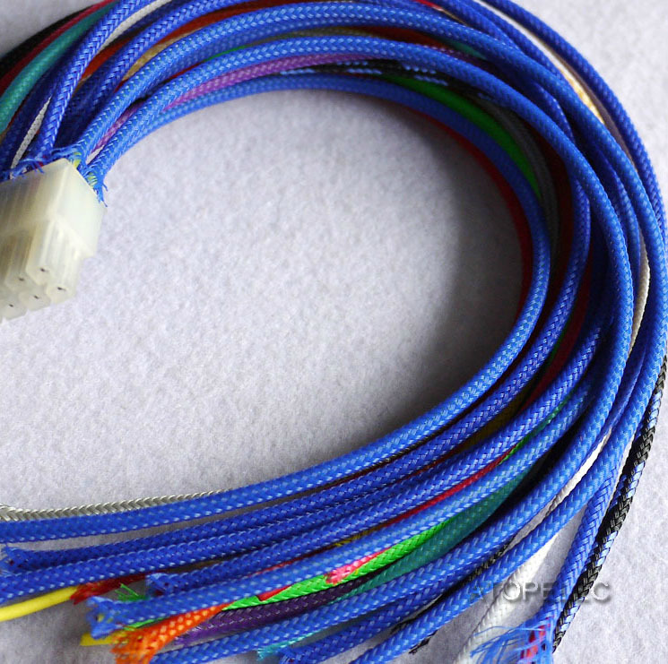2-10m 3MM Wide TIGHT Braided PET Expandable Sleeving Cable Wire Sheath ...