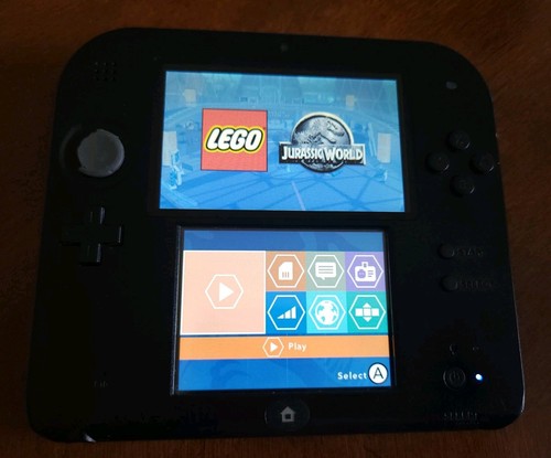 Nintendo 2DS Launch Edition Blue and Black Handheld System ONLY Black ...