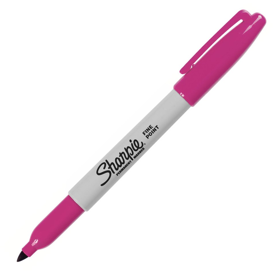 Sharpie Permanent Marker, Fine Point, Berry Ink, 8-Count | eBay