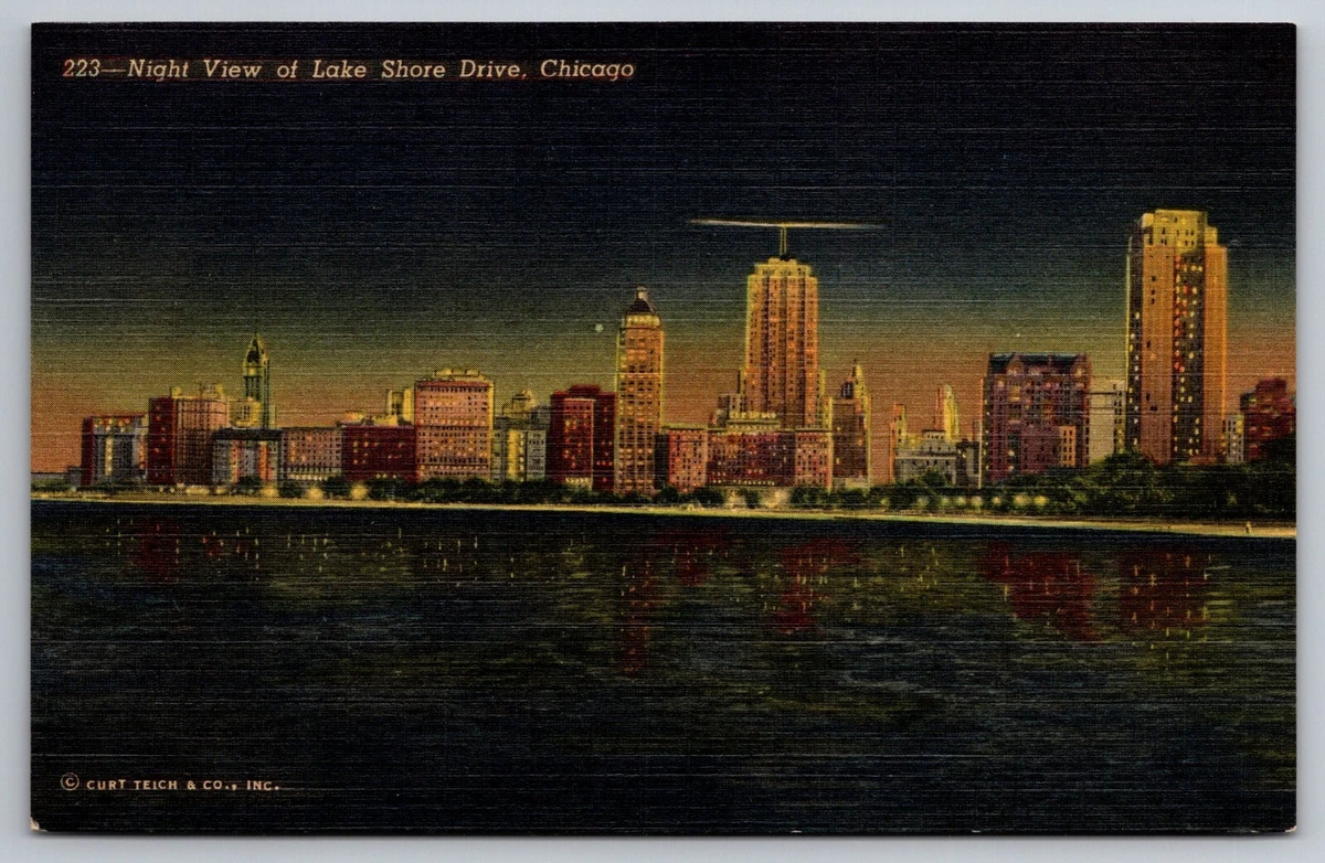 Chicago Il At Night