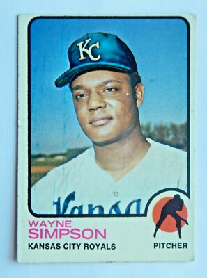 Wayne Simpson #428 Topps 1973 Baseball Card (Kansas City Royals) VG | eBay