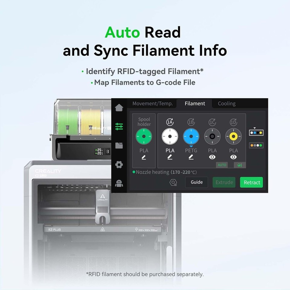Creality CFS Multi Color 3D Printer Automatically Filament System for ...