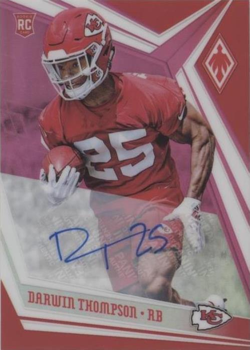 2019 Panini Phoenix - Rookies Darwin Thompson #171 Pink Autographs /35 ...