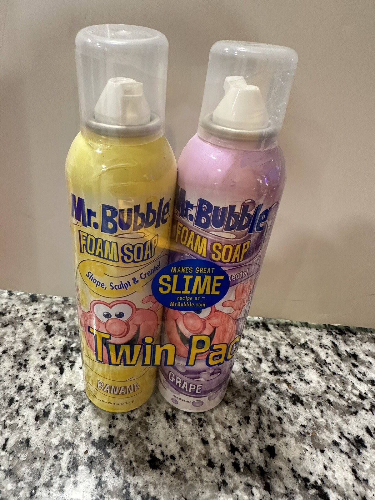 Mr. Bubble Banana and Grape scent Foam Soap - Pack of 2 735303291021 | eBay