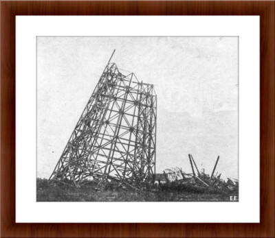 Nikola Tesla Final Moments of Wardenclyffe Tower Demolition Photo Wall ...