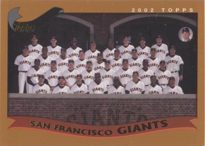 2002 Topps - Team Checklist San Francisco Giants #665 Limited Edition ...