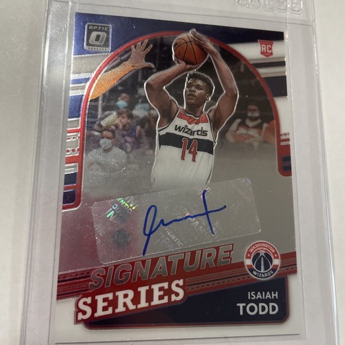 Isaiah Todd Rookie Auto Optic Basketball 2021-22 RC Signature Series | eBay