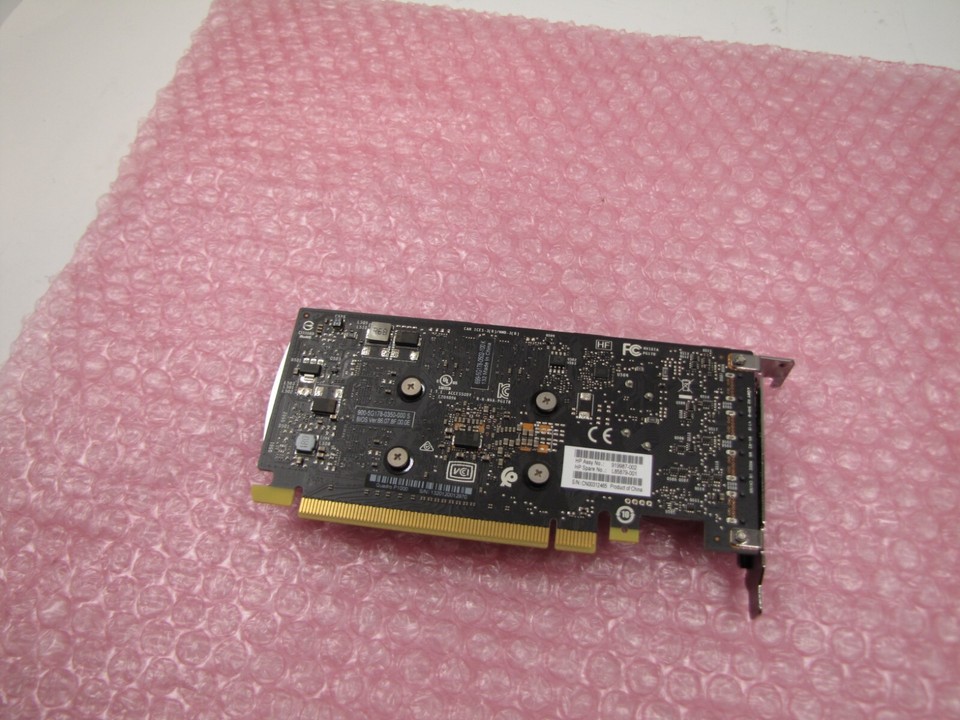 HP NVIDIA QUADRO P1000 GRAPHICS CARD | 4GB GDDR5 | 919987-002 | L85879 ...