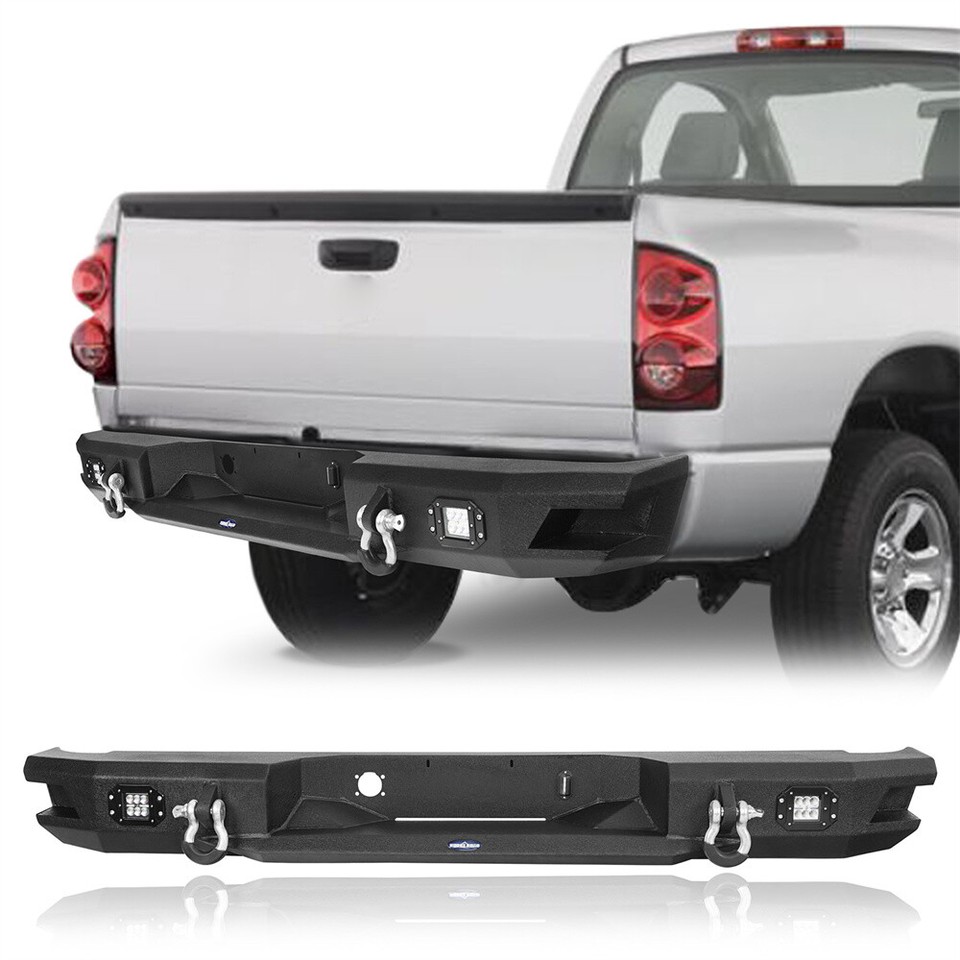 For 2006 2007 2008 Dodge Ram 1500 Front Rear Bumper w/Winch Plate ...