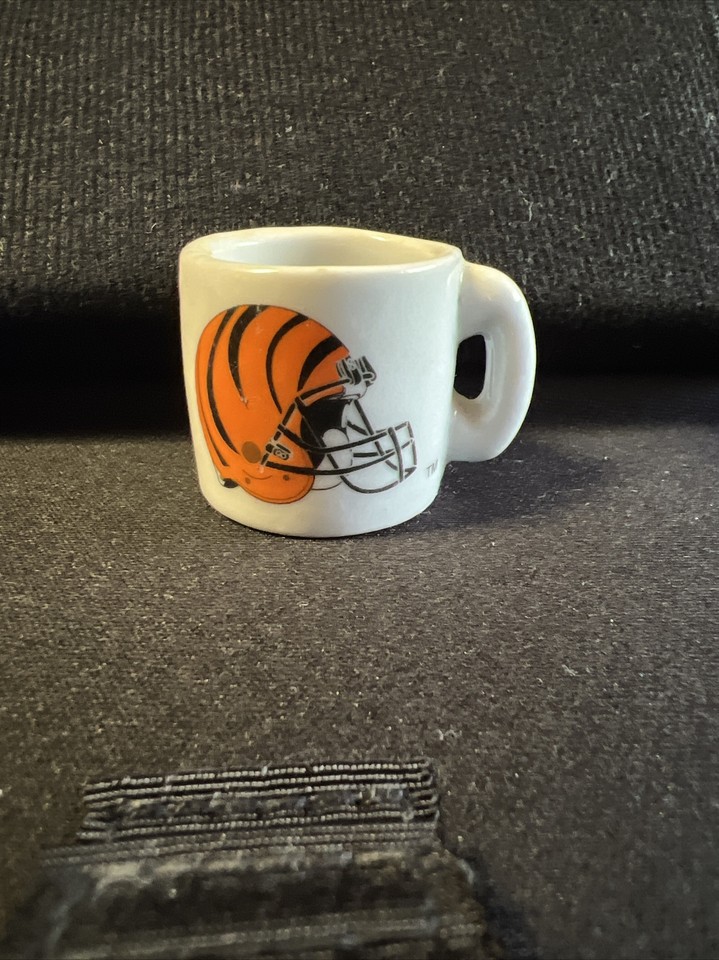 ⭐️ NFL Football Cincinnati Bengals Ceramic Gumball Mini Coffee Mug - 1. ...