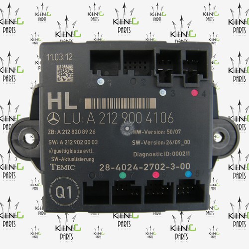 MERCEDES W204 2007-2014 REAR DOOR HL CONTROL ECU UNIT MODULE LEFT ...