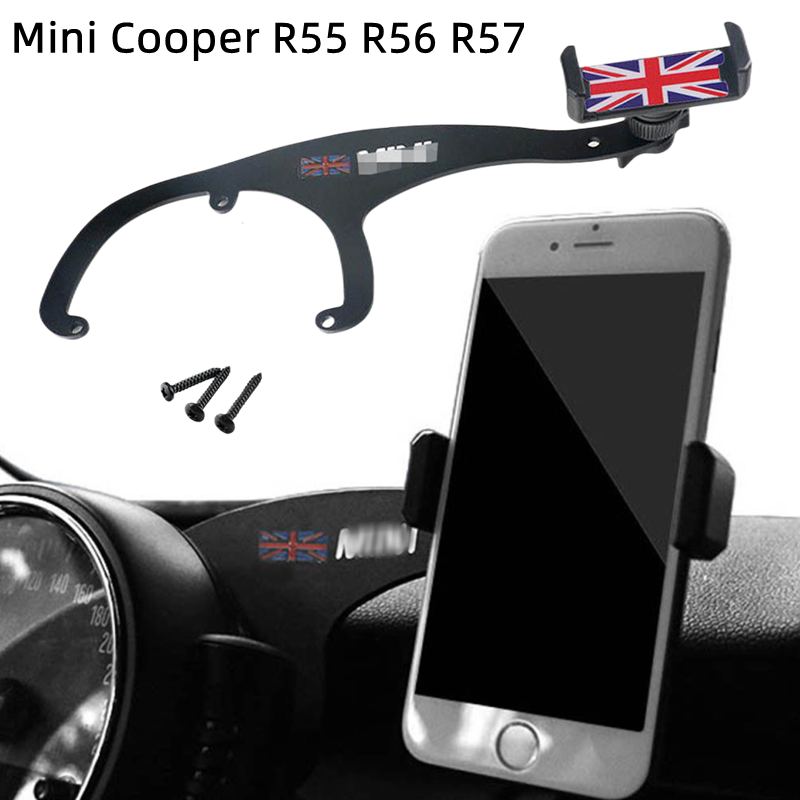 Union Jack Smartphone Cell Phone Mount Holder For BMW Mini Cooper R55 ...