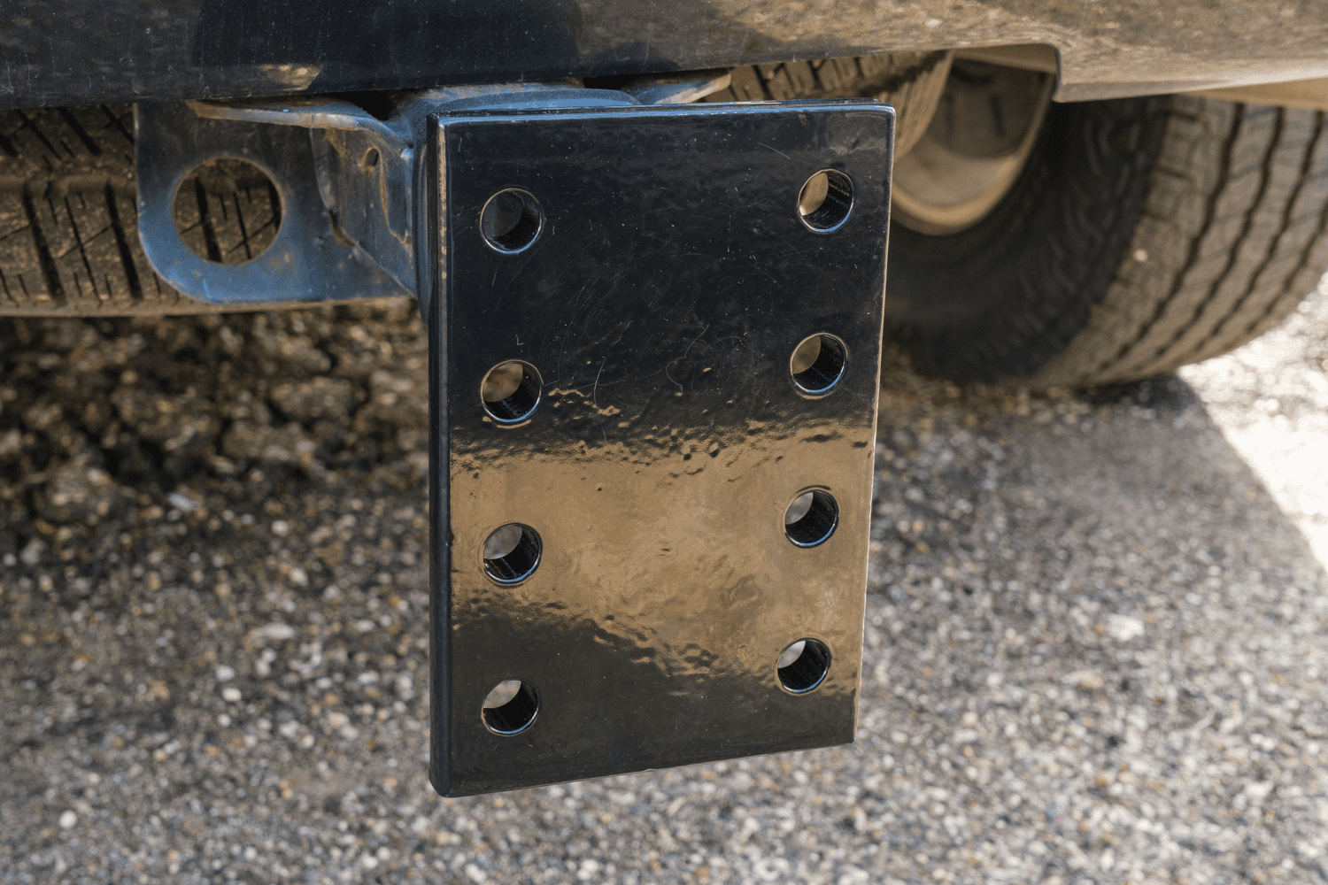 Pintle Hook Mounting Plate, 20,000 lbs Gross Trailer Wt for 2" Hitch ...