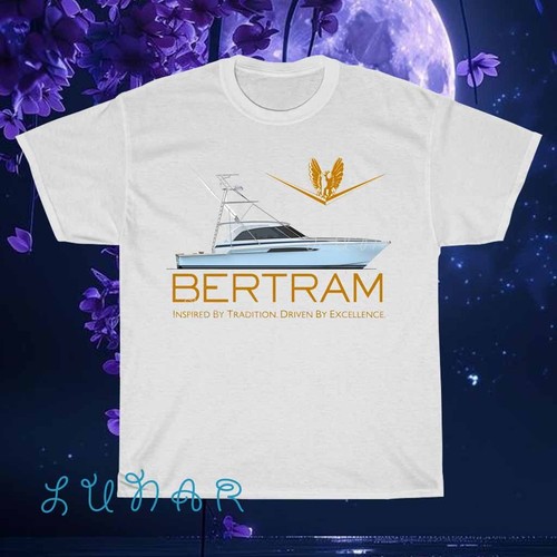 New Bertram Boats Logo Hoodie Logo T-Shirt Funny Size S to 5XL | eBay