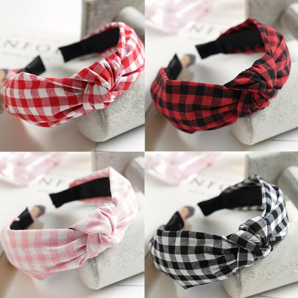 Women's Soft Headband Alice Band Top Knot Fashion Headbands Twist ...
