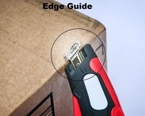 Easy Cut 2000 RED Safety Box Cutter Knife Easycut & 81 Count Box of ...