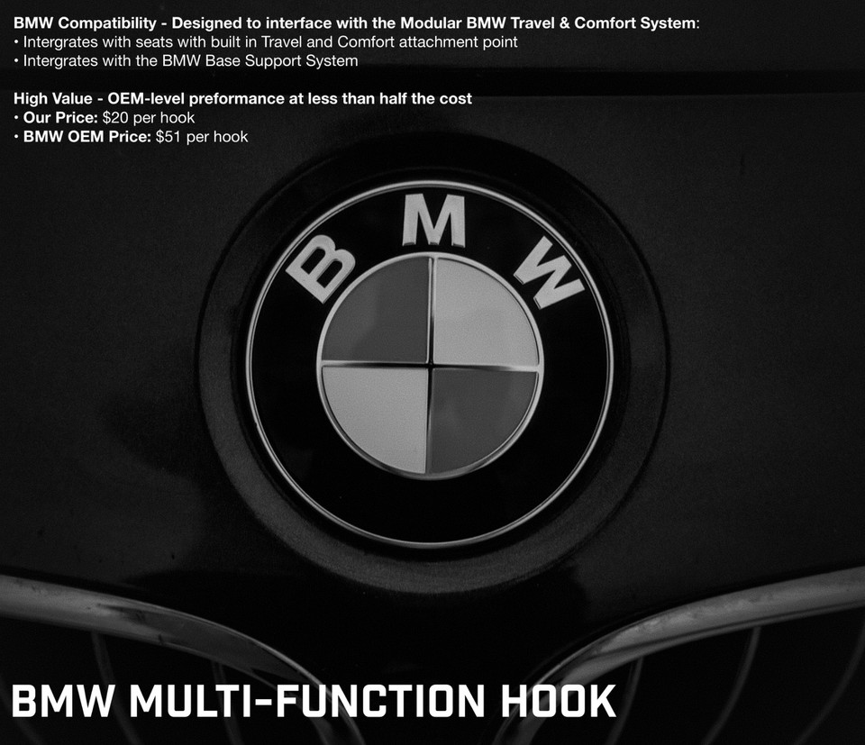 BMW Multi-Function Hook, Universal Hook Substitute 51952449253 , 51-95 ...