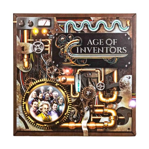 Meeple Pug Board Games Age of Inventors (Kickstarter Deluxe Ed) Box EX ...