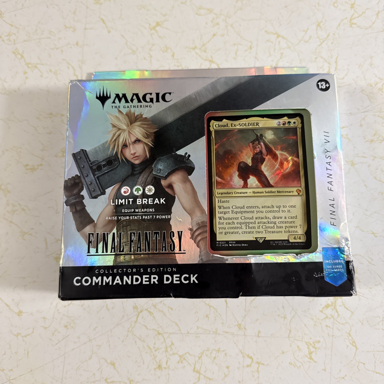 Limit Break COLLECTOR Commander Deck Final Fantasy SEALED MTG FFVII ...