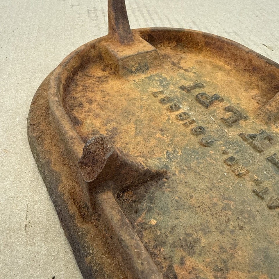 Vintage Cast Iron Wabash, IND Ford Meter Box Co. Water Meter Cover ...