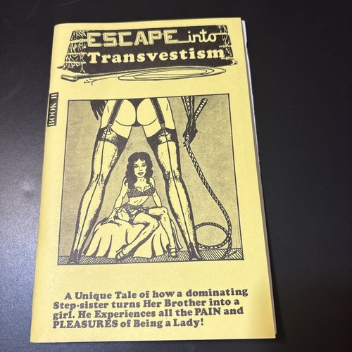 Transvestite Stories Softcover Adult X LGBTQ+ 1990’s Escape Into ...