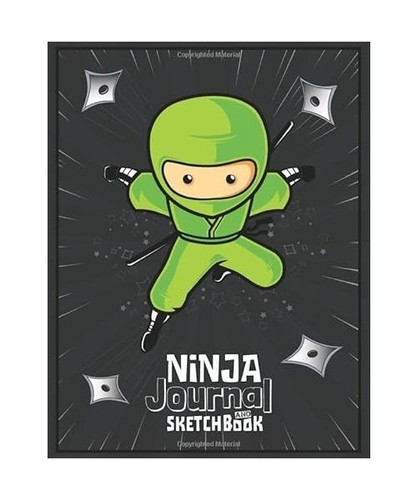 Ninja Journal and Sketchbook: Sketch Book And Notebook Gifts for Boys ...