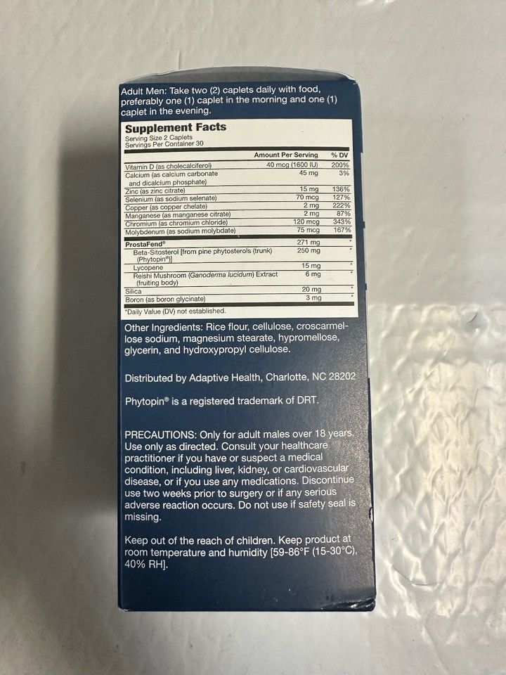 Super Beta Prostate Advanced 3X Active Ingredients 60 Caplets Exp12/25 ...