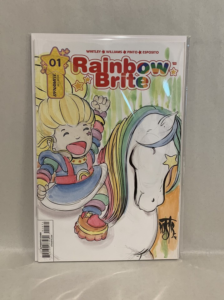 RAINBOW BRITE #1 Blank Sketch Variant Cover Comic 438 W Original Art ...
