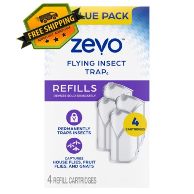 Zevo Flying Insect Trap Refills – 4 Cartridges | eBay