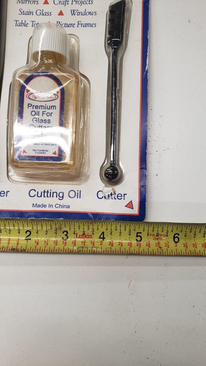 Vintage Glass Cutting Tool Kit RF Supply – 22101 – In Original ...