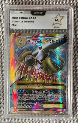 Carte Pokémon Méga Tortank EX FA 102/108 XY Evolutions PCA Mc (Miscut ...