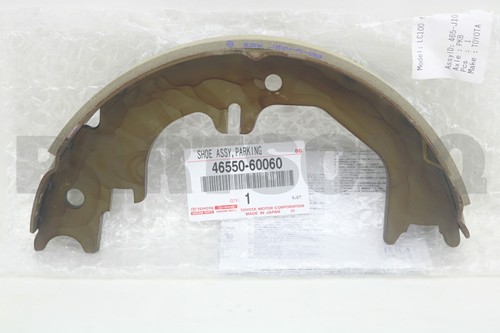4655060060 Genuine Toyota SHOE ASSY, PARKING BRAKE NO.2, RH/LH 46550 ...