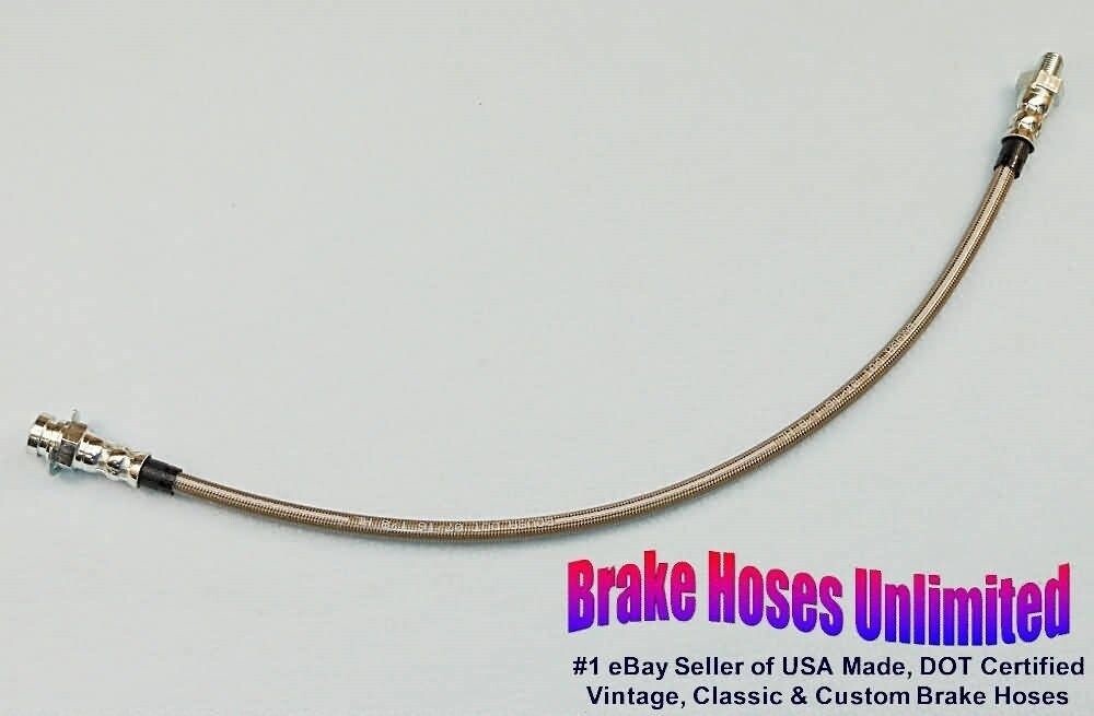 REAR STAINLESS BRAKE HOSE Ford Truck 1/2 Ton 4X4, F100, 1963 1964 1965 ...