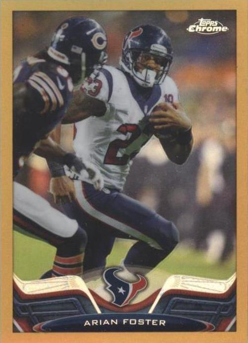 2013 Topps Chrome - Arian Foster #70 Gold Refractor /50 for sale online ...