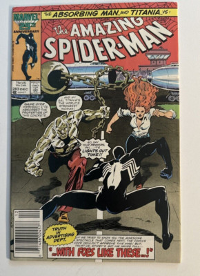 Amazing Spiderman #283 Newsstand 1st app mongoose Marvel | eBay