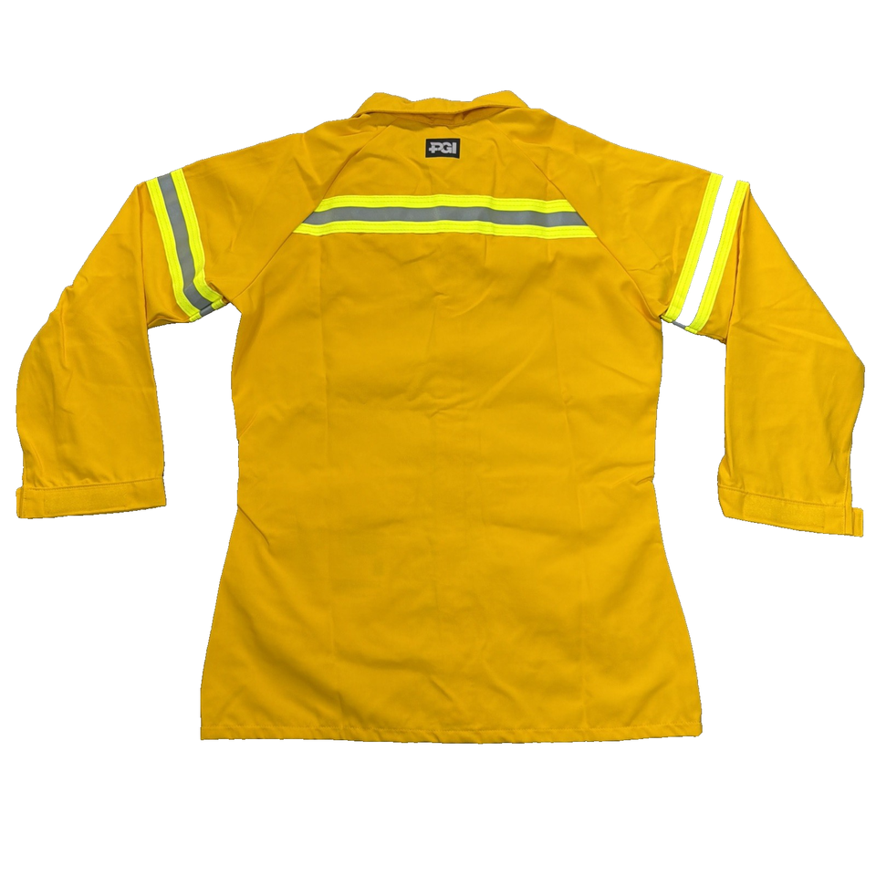 Fireline Smokechaser Deluxe Coat Med Tall 7oz Tecasafe Yellow PGI Shirt ...