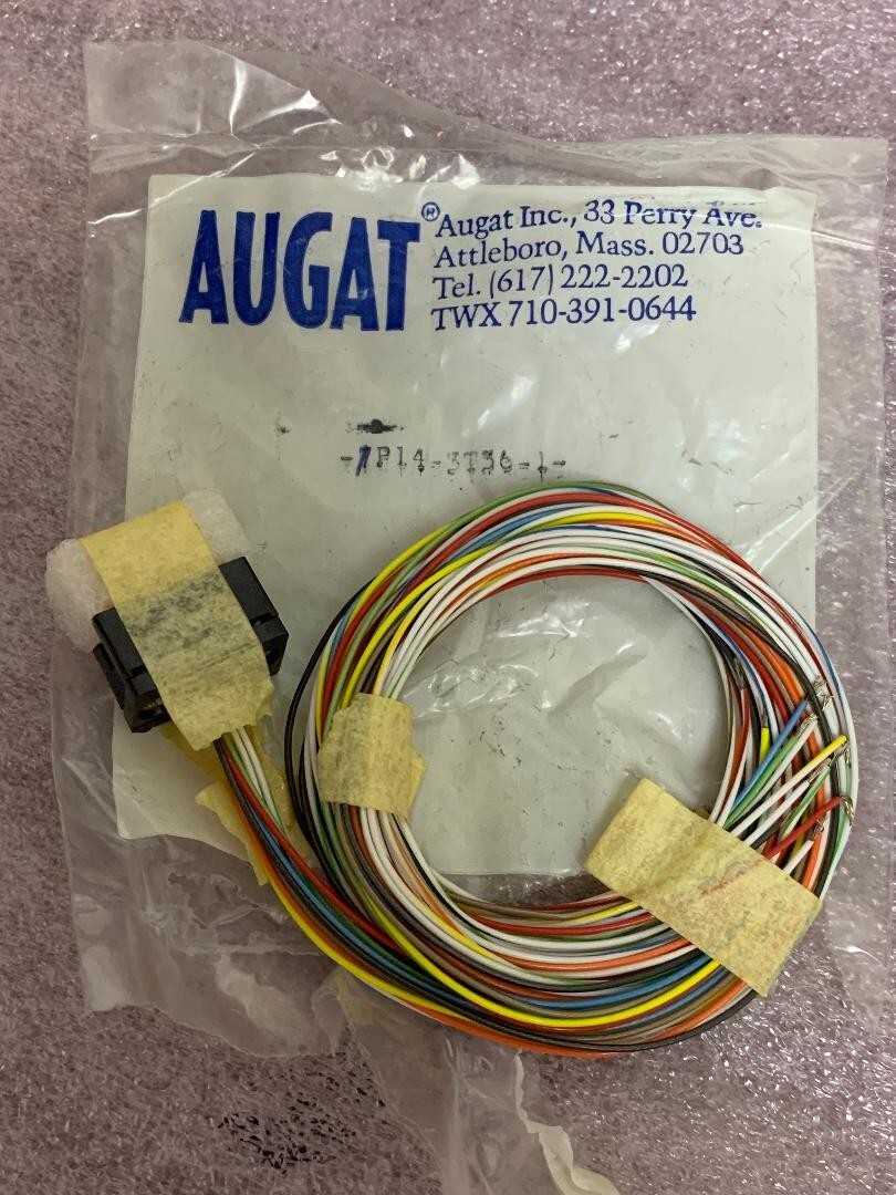 AUGAT - CABLE ASSY CONNECTOR CONTACTS GOLD - PN# 1P14-3T36-1 | eBay