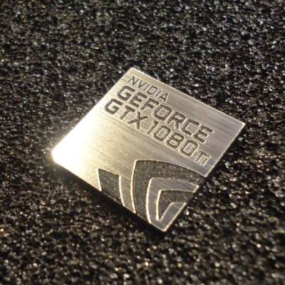 Nvidia GEFORCE GTX 1080Ti PC Logo Label Decal Case Sticker Laptop Badge ...