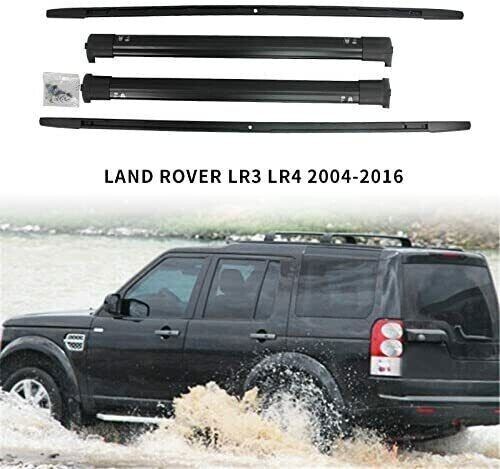 Fit for Land Rover Discovery LR3 LR4 2004-2016 Roof Rail Rack Cross Bar ...