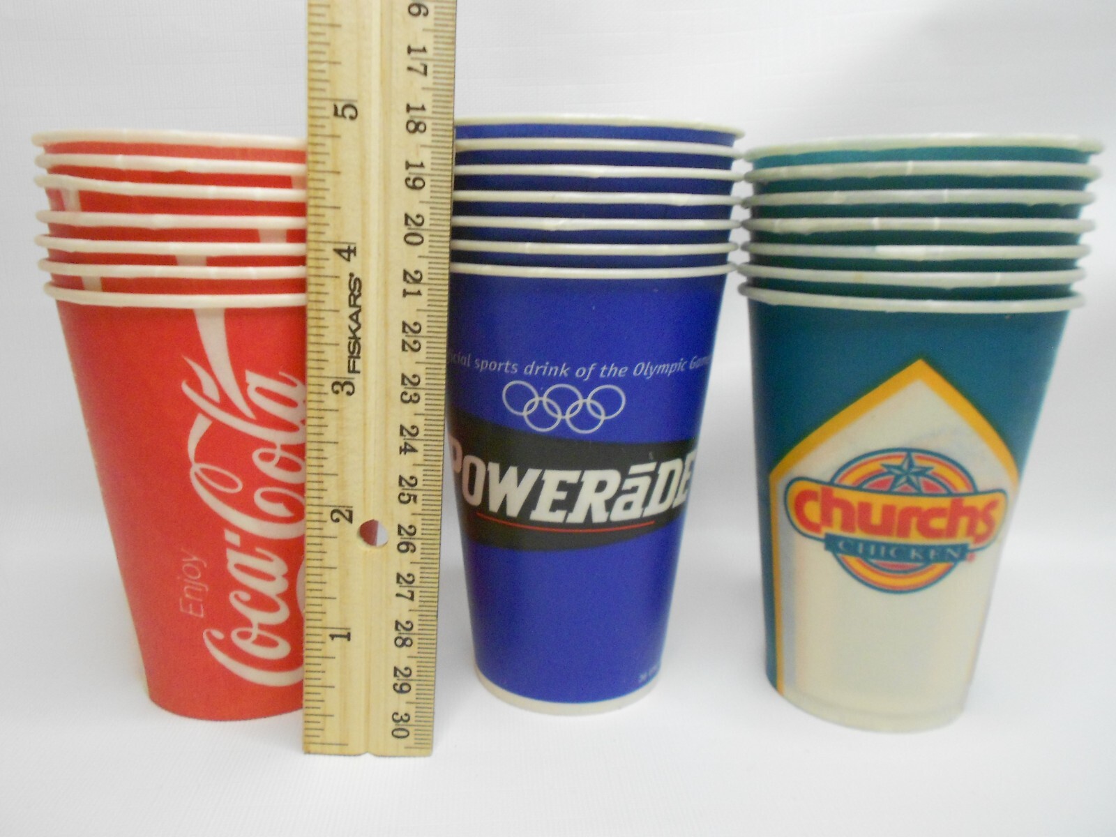 Lot of 21 Vintage Church's Chicken Coca Cola Powerade Coke Wax Paper ...