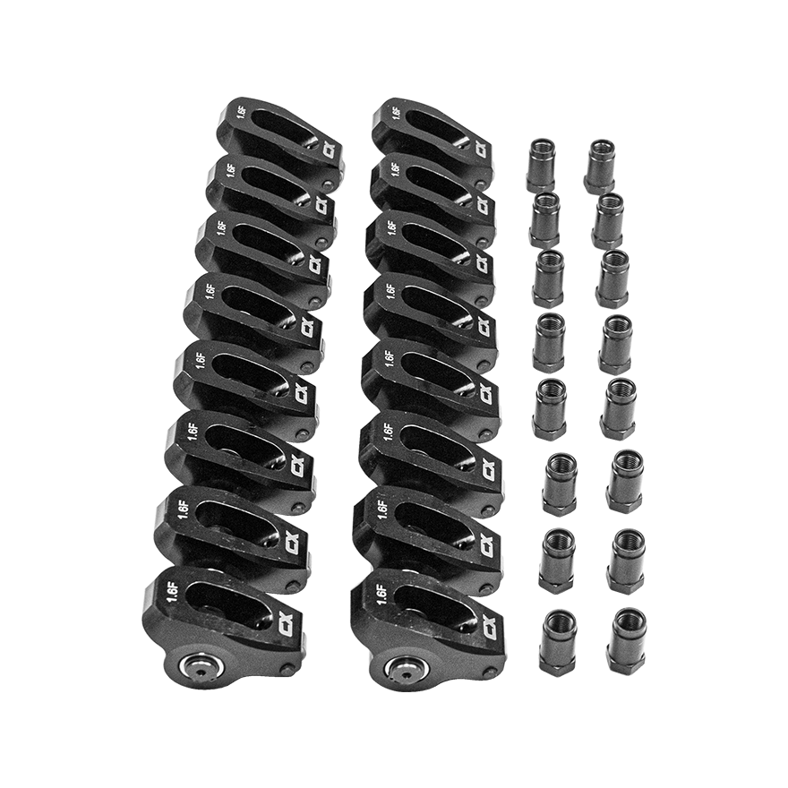 Aluminum Roller Rockers Arms for SBF Small Block Ford 1.6 Ratio 3/8 ...