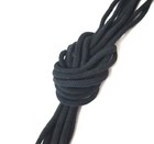 Approx 5-6mm wide 5- 20yds Black Cotton Cord string Drawstring Rope ...