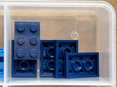 LEGO Parts - Dark Blue Plate 2 x 3 - No 3021 - QTY 5 | eBay