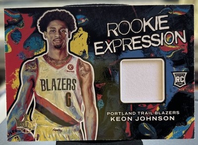2021-22 Panini Court Kings Keon Johnson Rookie Expressions Patch #REM ...