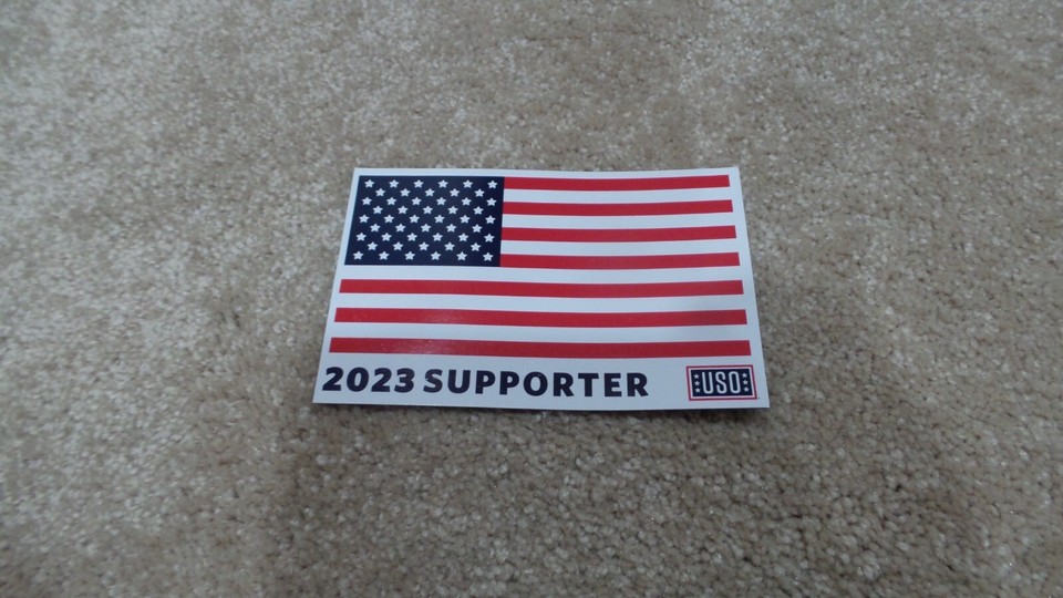 USA Flag Magnet - 2023 Supporter USO | eBay