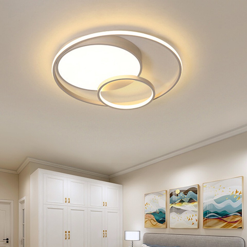 Modern Acrylic Ceiling Light LED Lamp Bedroom Living Room Chandelier ...