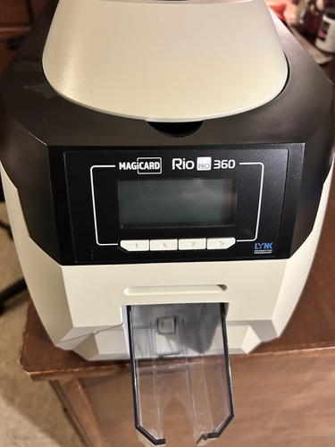 MagiCard Rio Pro 360 Thermal ID Card Printer Single Sided USB LAN 3652 ...